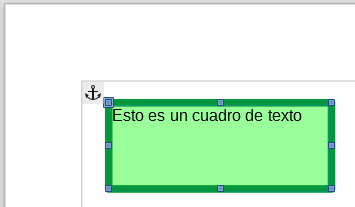 Insertar y editar cuadros de texto | Marcos y cuadros de texto en Writer